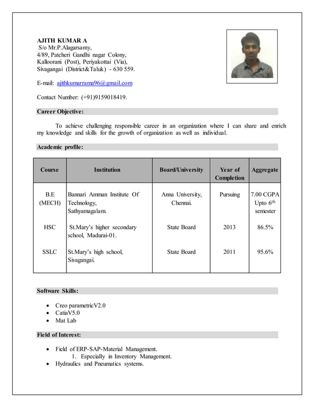 RESUME ABOUT ME | DOCX | Business | Business and Finance