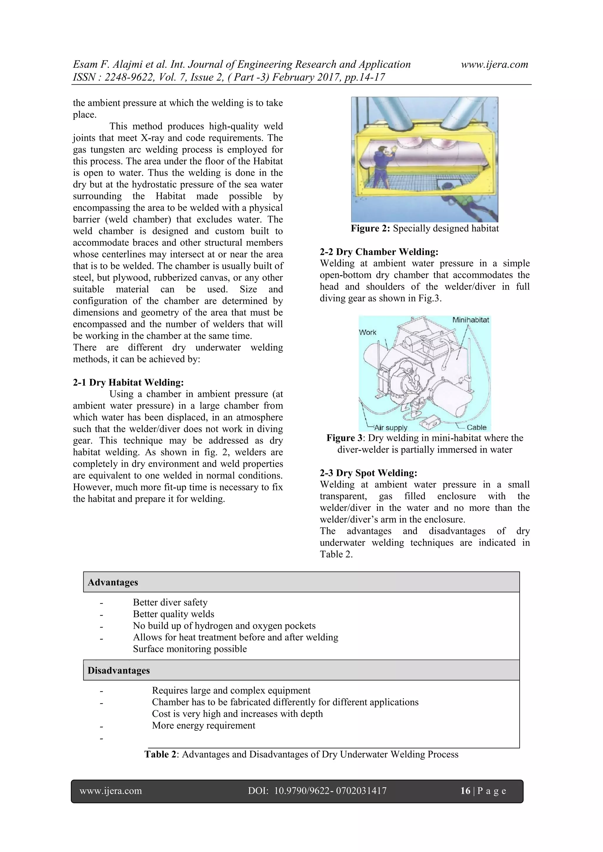 Underwater Welding Techniques | PDF
