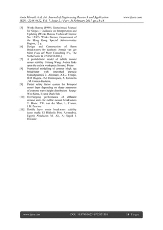 Post Earthquack Slope Stability Analysis of Rubble Mound Breakwater | PDF