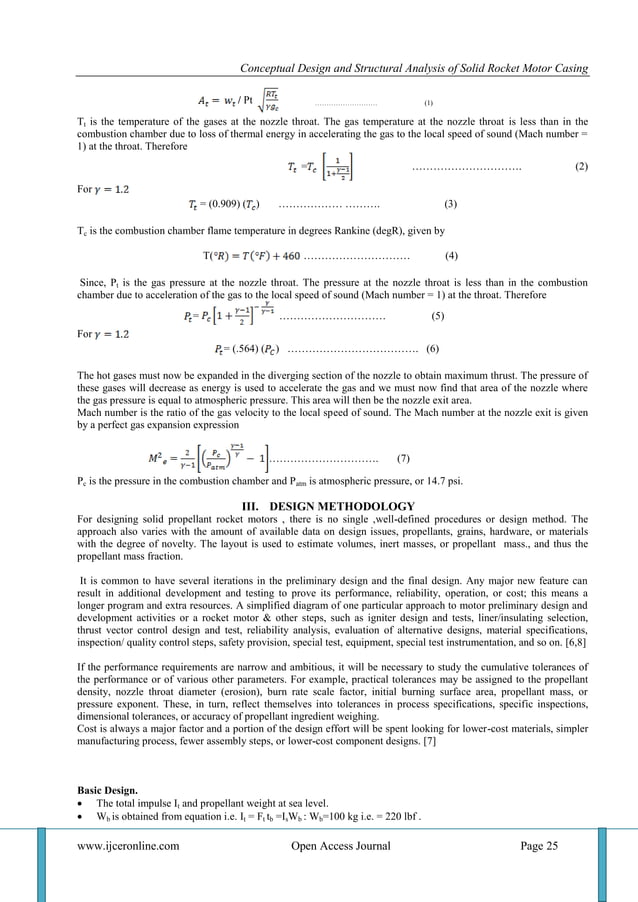 Conceptual Design and Structural Analysis of Solid Rocket Motor Casing ...