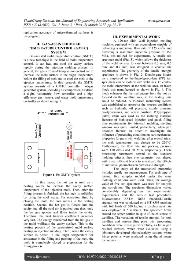 Study On The External Gas-Assisted Mold Temperature Control For Thin ...