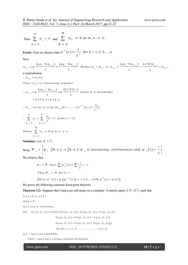 Some common Fixed Point Theorems for compatible - contractions in G ...