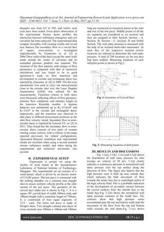 Flow Investigation inside A Curved Square Duct | PDF