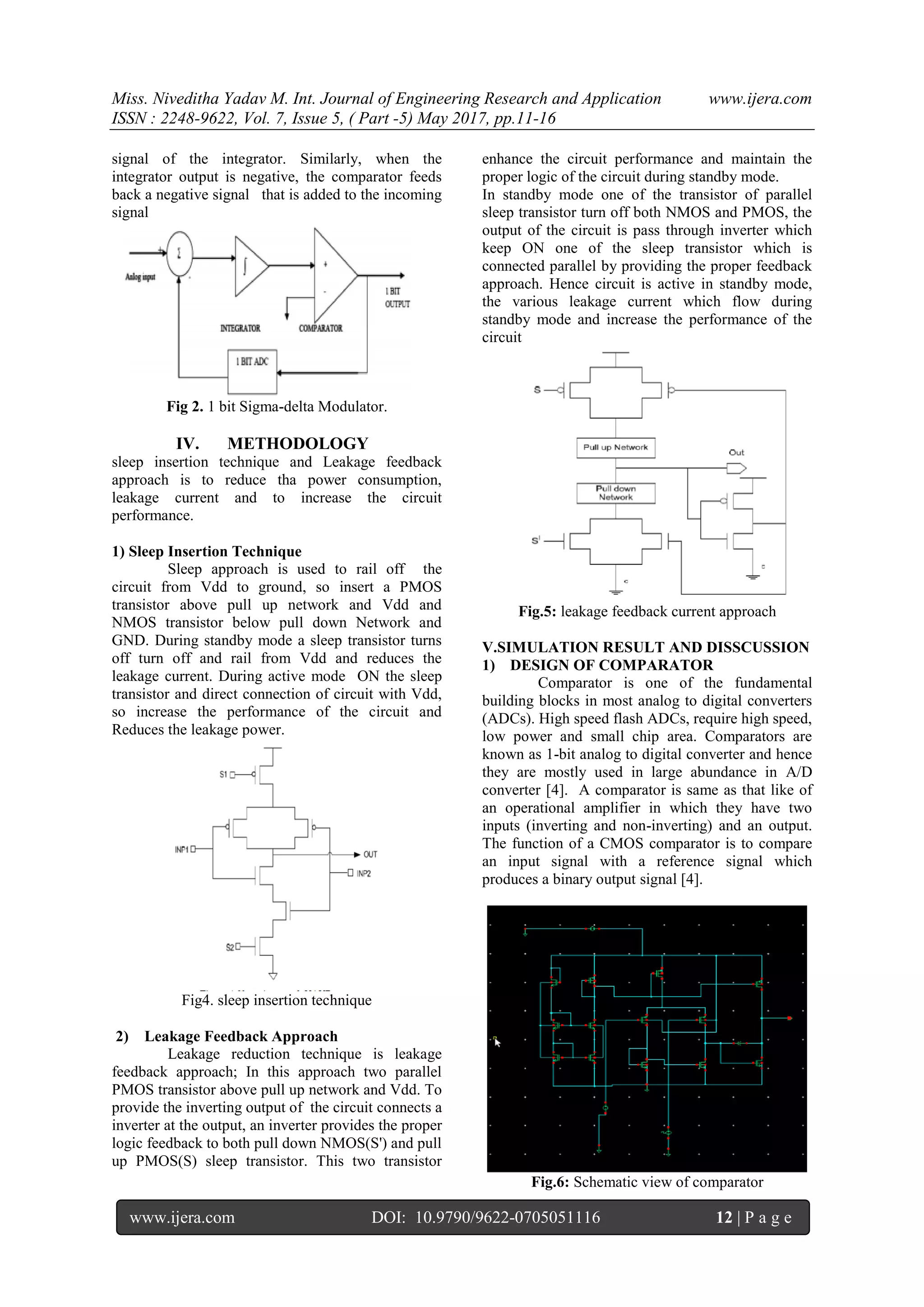 A Design of Sigma-Delta ADC Using OTA | PDF