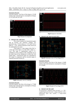 A Design of Sigma-Delta ADC Using OTA | PDF
