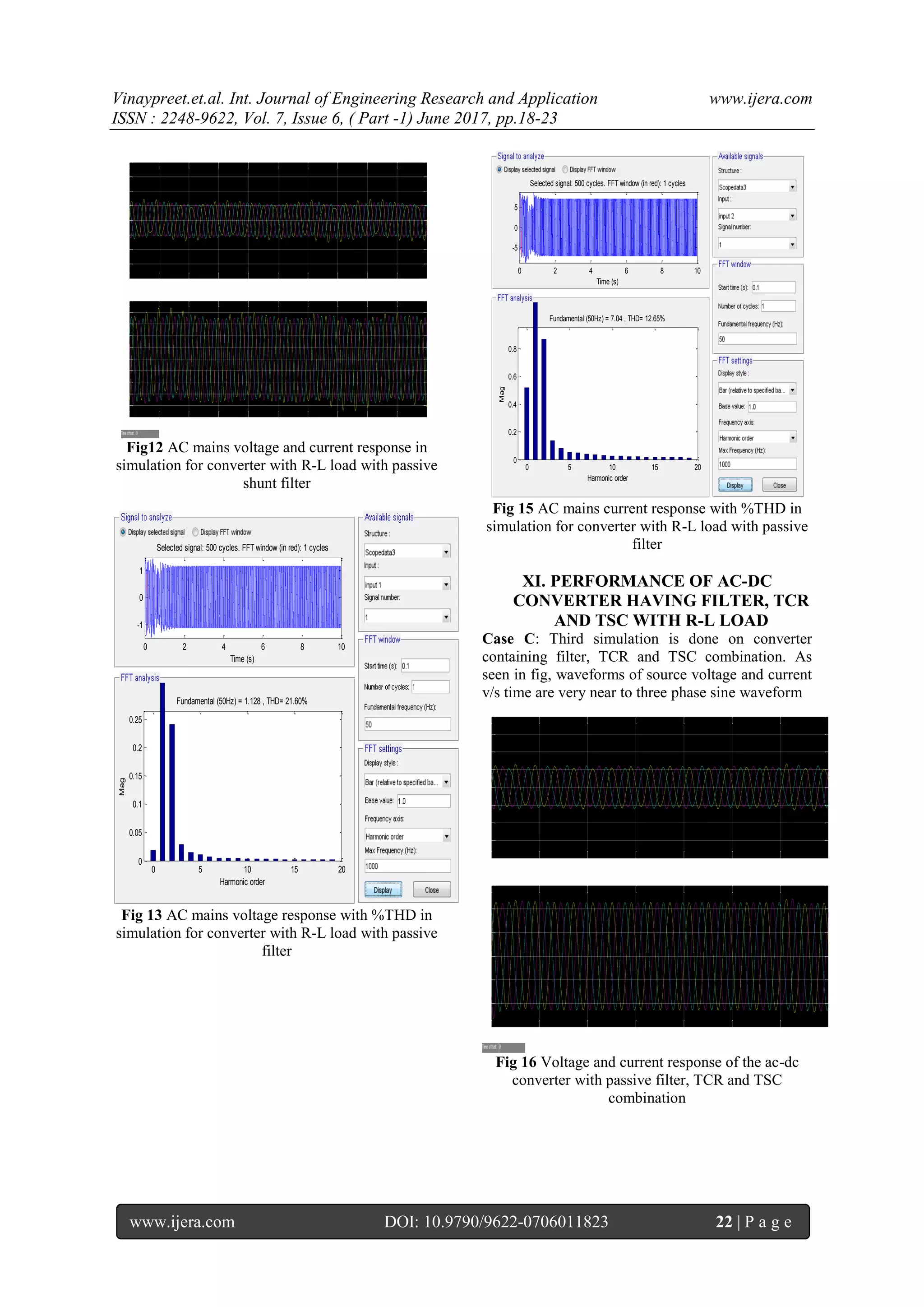 Power Quality Improvement using Passive shunt filters, TCR and TSC ...