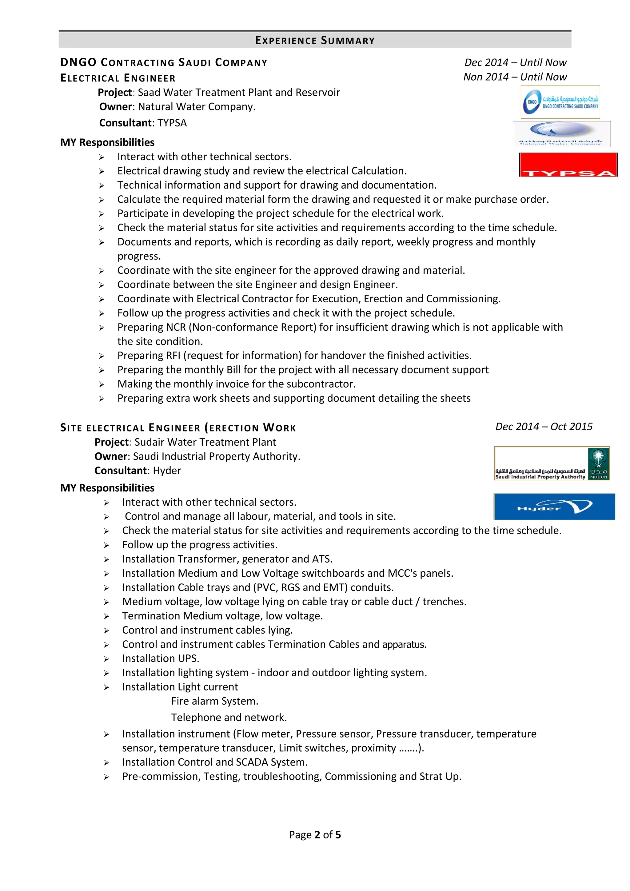 Electrical_Engineer_CV | PDF