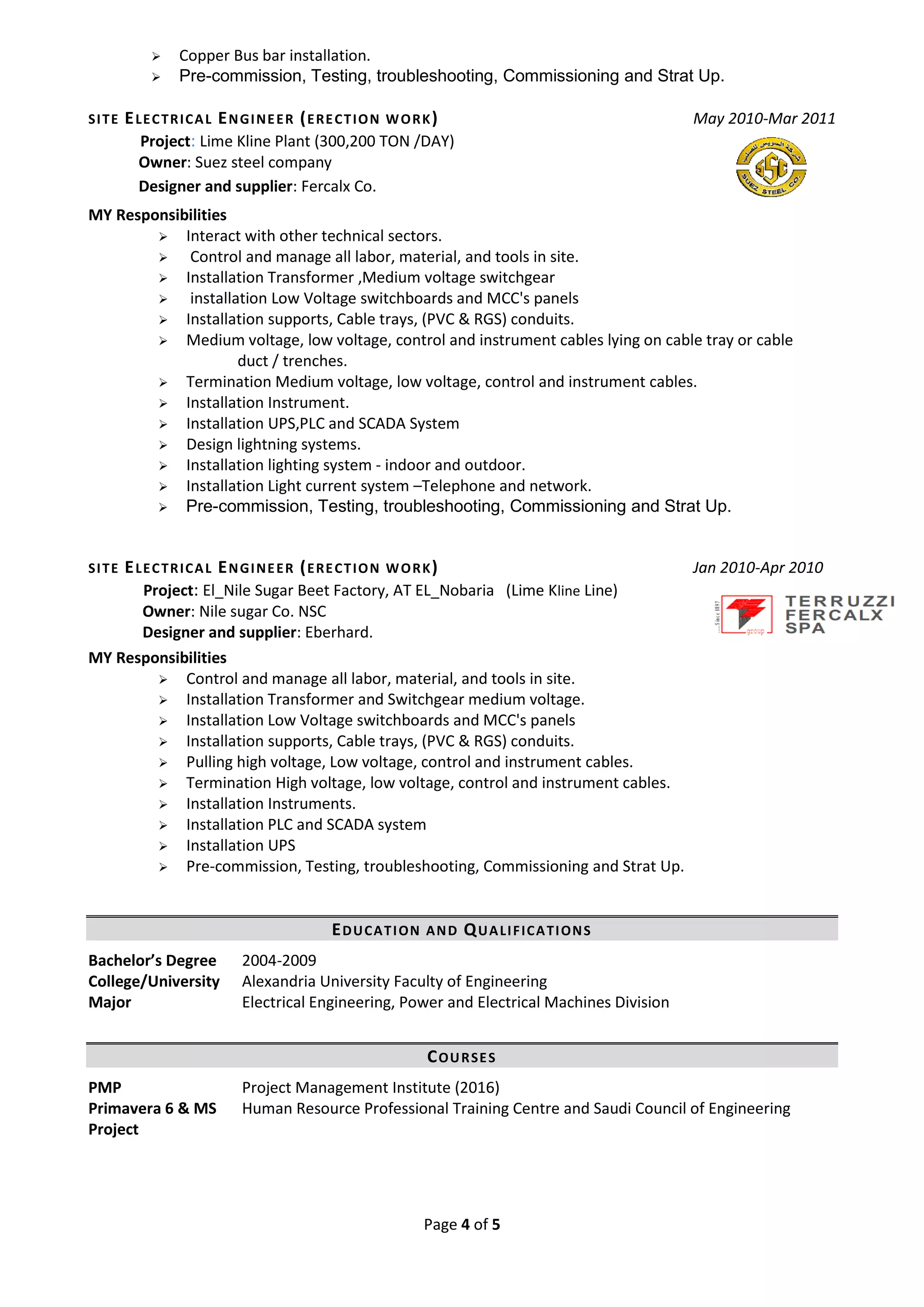 Electrical_Engineer_CV | PDF