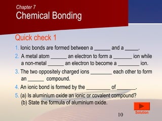 C07 chemical bonding | PPT
