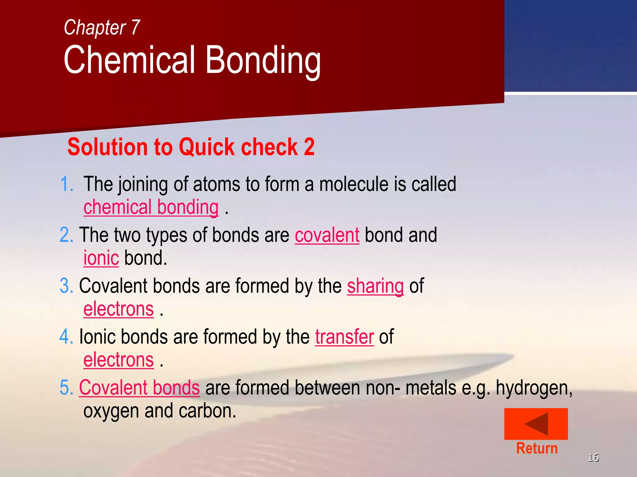 Chemical Bonding | PPT