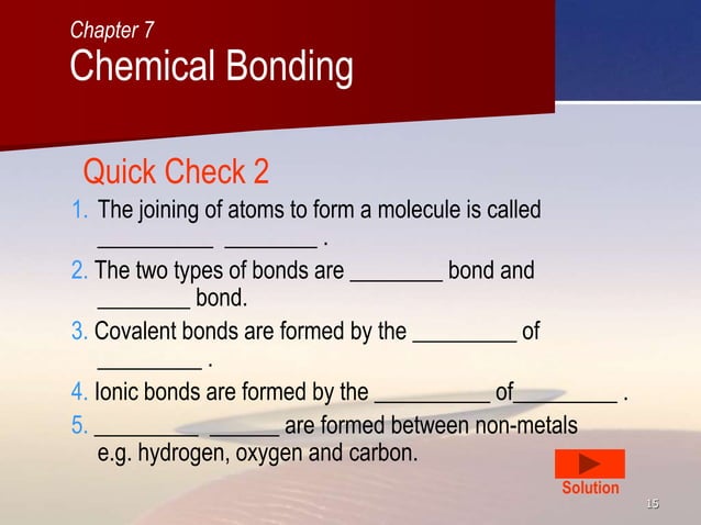 Chemical Bonding | PPT
