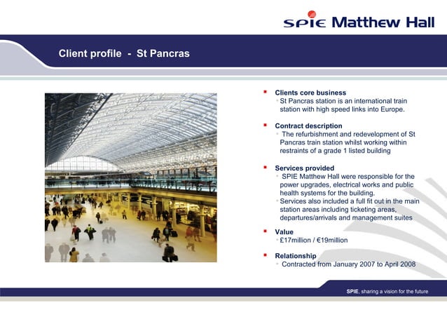 St Pancras Project Profile | PPT