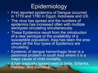 C07 P01 DENGUE EPIDEMIOLOGY ............ | PPT