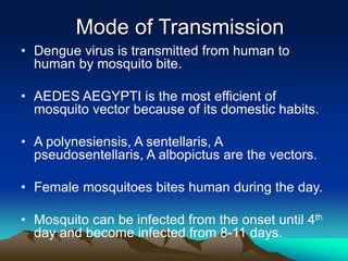 C07 P01 DENGUE EPIDEMIOLOGY ............ | PPT