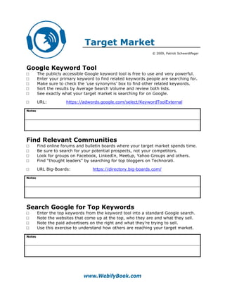 C07 business target market worksheet | PDF