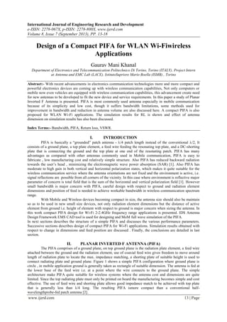 International Journal of Engineering Research and Development (IJERD) | PDF