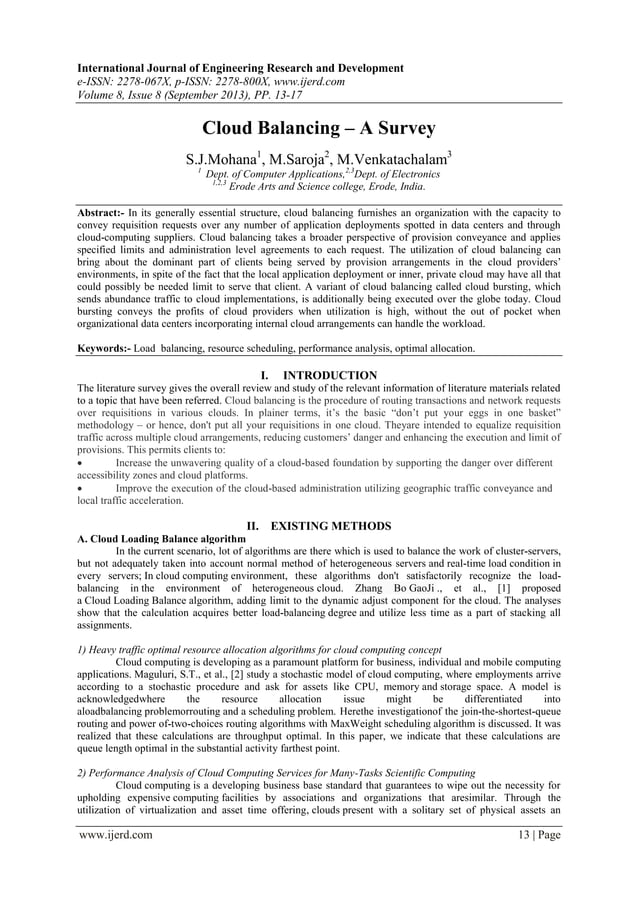 International Journal of Engineering Research and Development (IJERD) | PDF