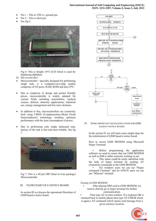 GSM based e-Notice Board | PDF | Telecommunications Industry | Industries
