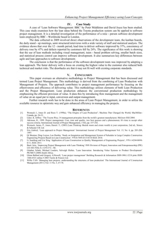 Enhancing Project Management Efficiency using Lean Concepts | PDF