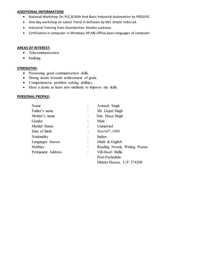 avinash c.v 2016 | DOCX