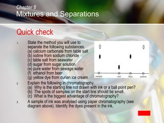 C08 mixtures and separations | PPT