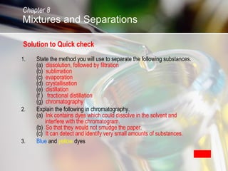 C08 mixtures and separations | PPT