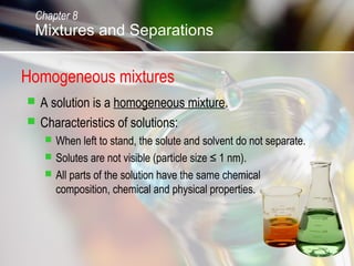 C08 mixtures and separations | PPT