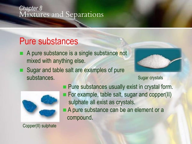 Mixtures and Separations | PPT