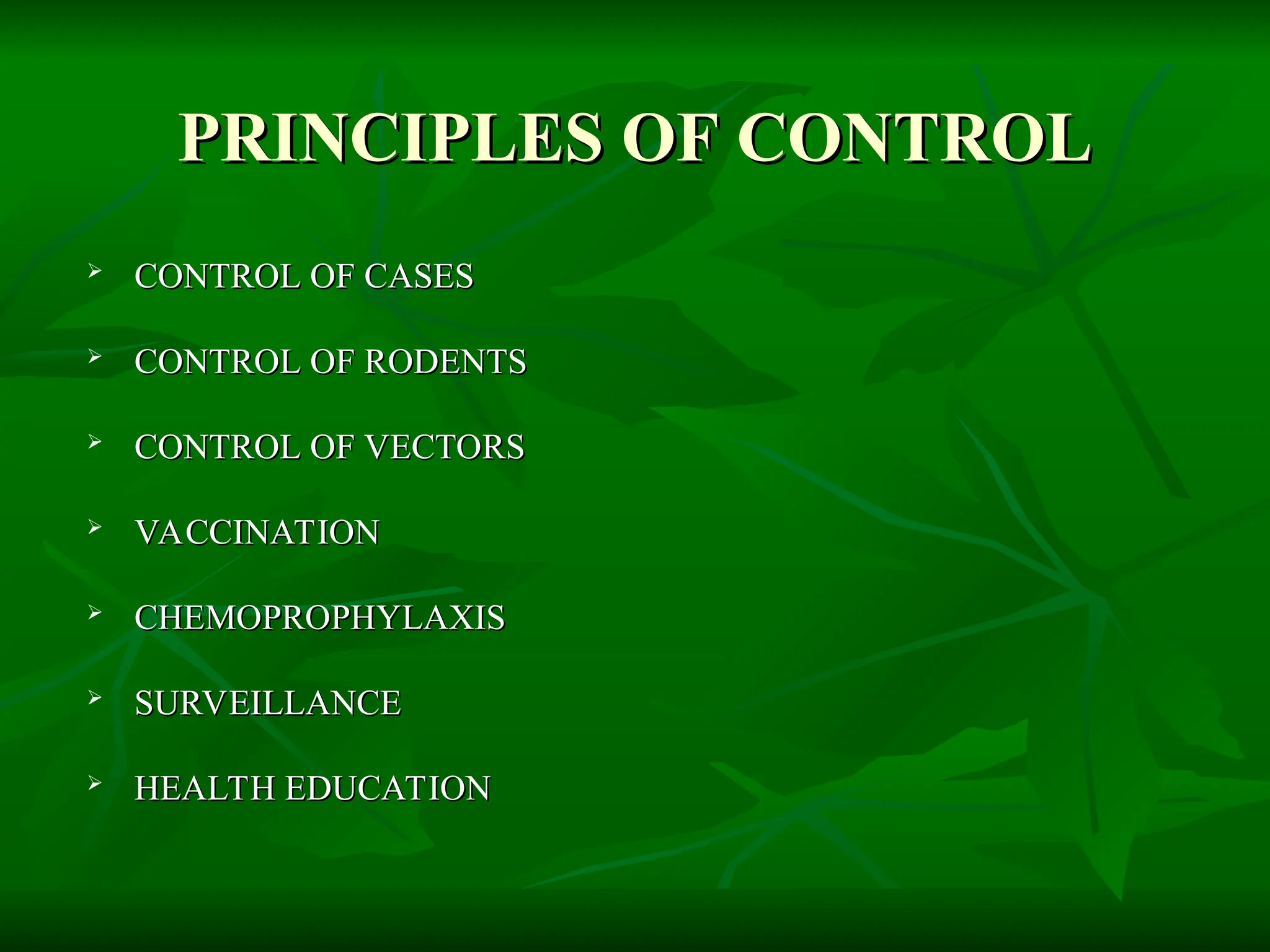 Community Medicine PLAGUE PREVENTION.ppt