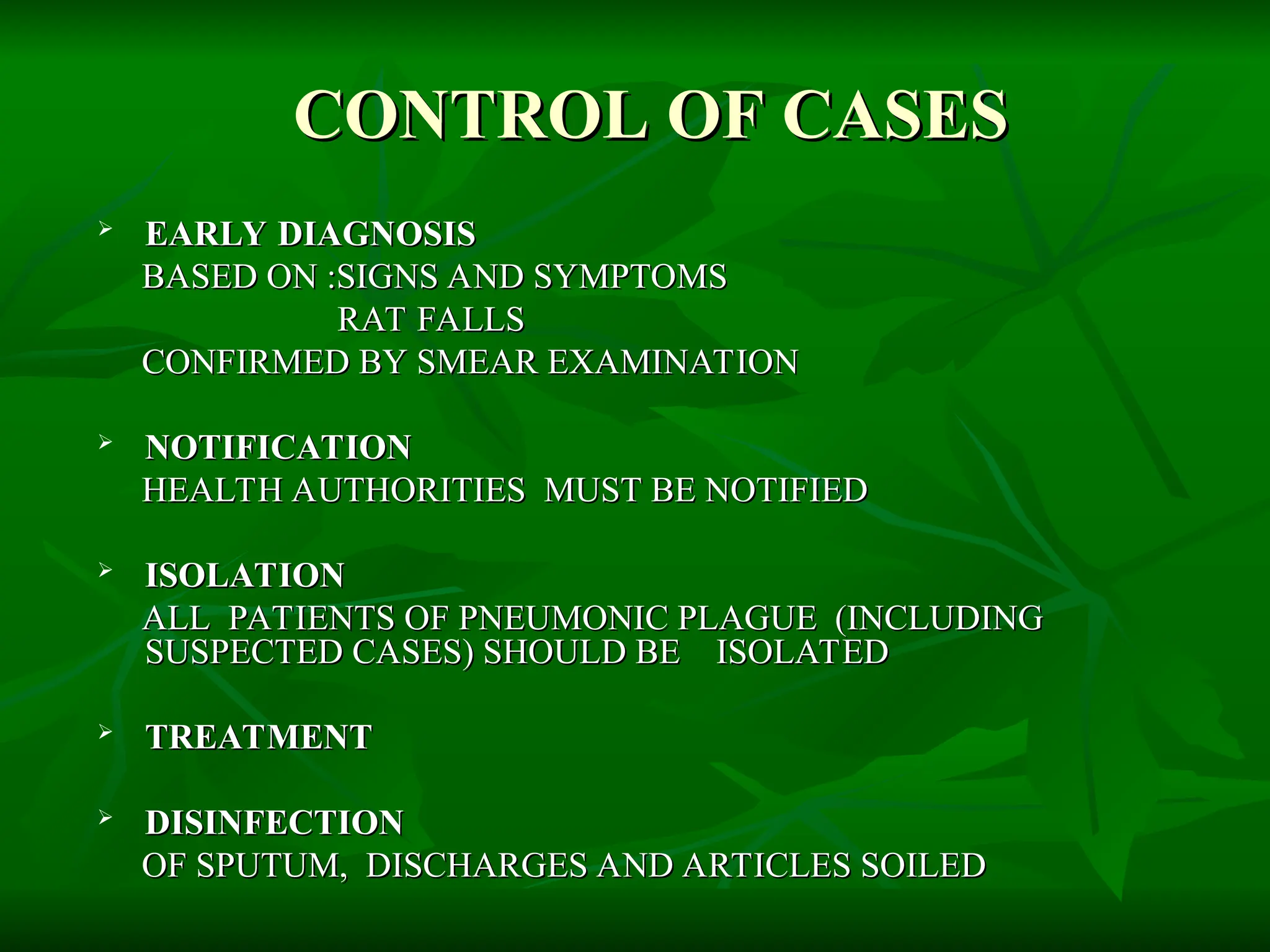 Community Medicine PLAGUE PREVENTION.ppt