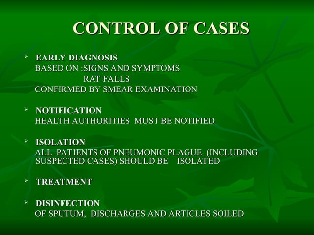 Community Medicine PLAGUE PREVENTION.ppt