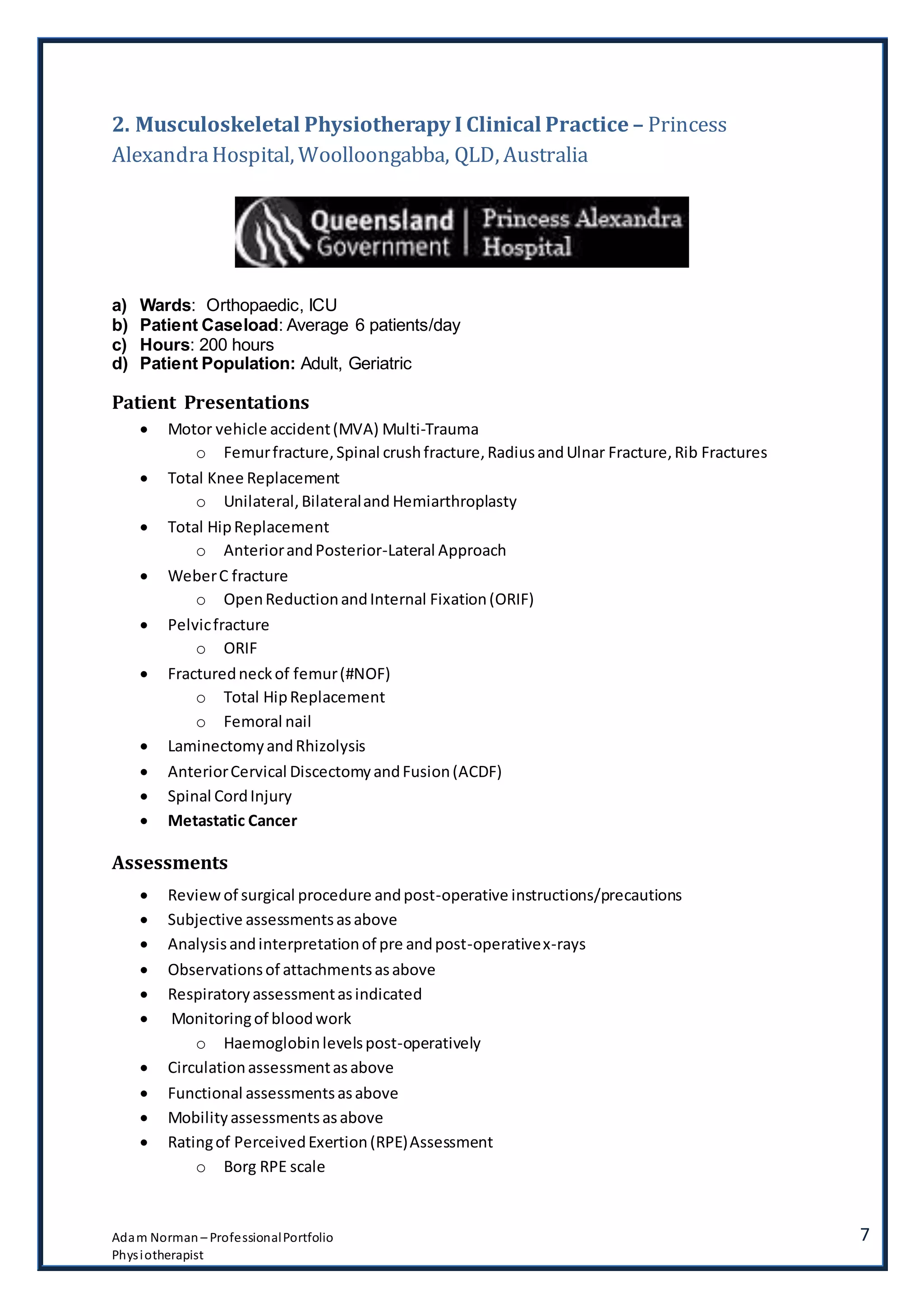 Clinical Portfolio - RecordingTemplate (2) | DOCX