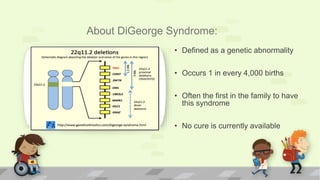 Internship II Inservice DiGeorge Syndrome | PPTX