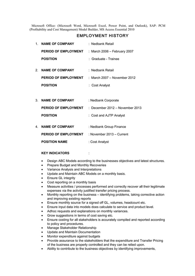 Mpho Motseo CV | DOC