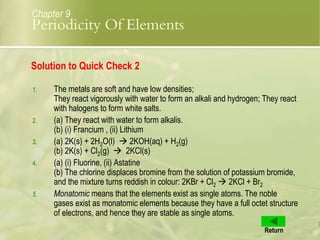 Periodicity of Elements | PPT