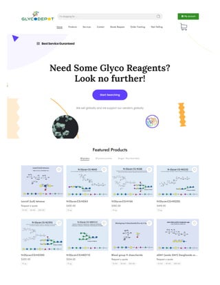 Explore Glycosyltransferases Enzymes for Research & Industry | GlycoDepot | PDF