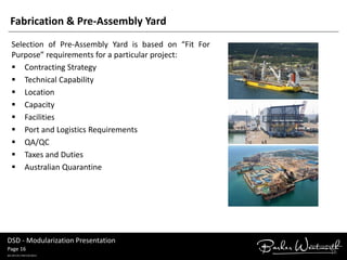 Modularization Technical Overview - DSD 20151209 | PDF