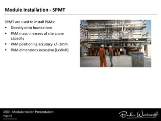 Modularization Technical Overview - DSD 20151209 | PDF