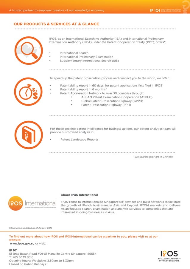 IPOS-I - Patent Services | PDF