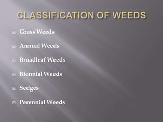 Principles of Weed Management | PPTX
