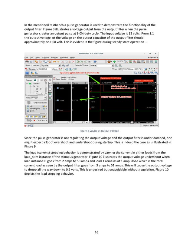 Mixed Signal Verification Of A Voltage Regulator Using A State Space
