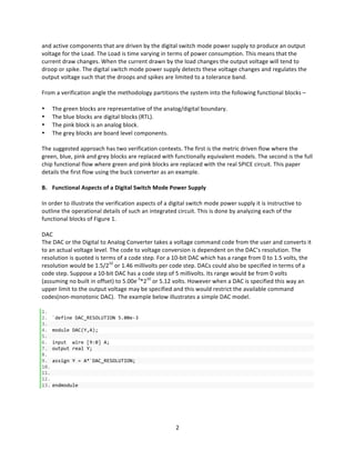 Mixed Signal Verification of a Voltage Regulator using a State Space approach and the SV Final | PDF