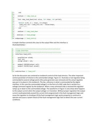 Mixed Signal Verification of a Voltage Regulator using a State Space approach and the SV Final | PDF