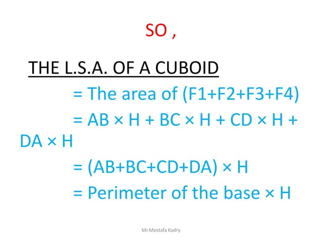 Unit3-Lesson4Pt2-The Cuboid | PPT