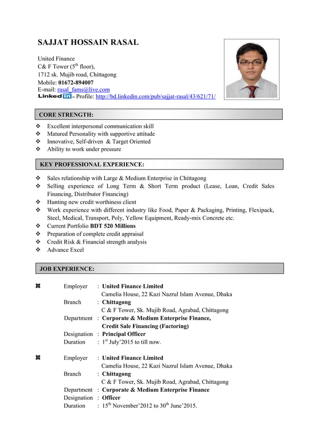 CV Sajjat_updated | PDF