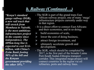 Infrastructure and Economic Development in Kenya | PPT