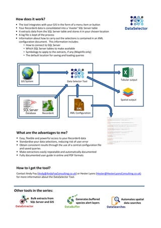 DataSelector Tool | PDF