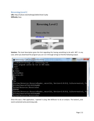 C0c0n 2011 CTF Walkthrough | PDF | Computing | Technology & Computing