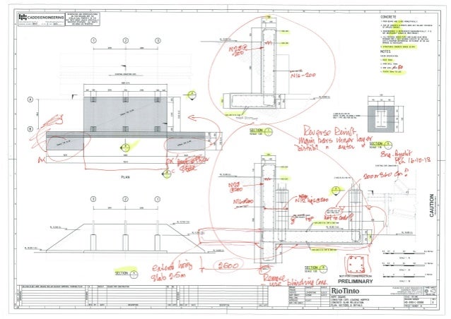 CONCRETE DESIGN SIGNED DRAWING