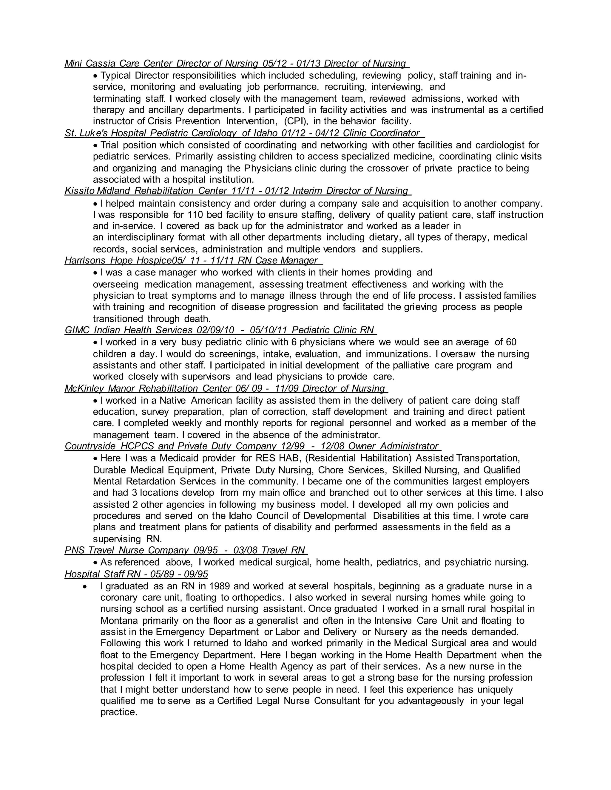Resume without references | PDF